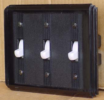 BLACK SWITCH PLATE